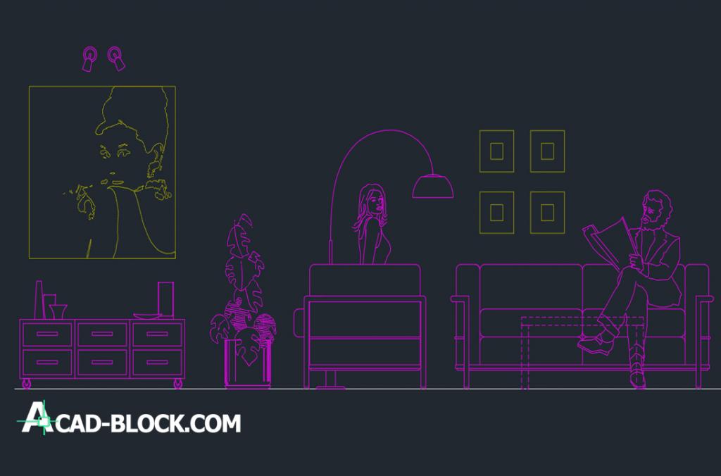 CAD Living Room Dwg DWG Free CAD Blocks