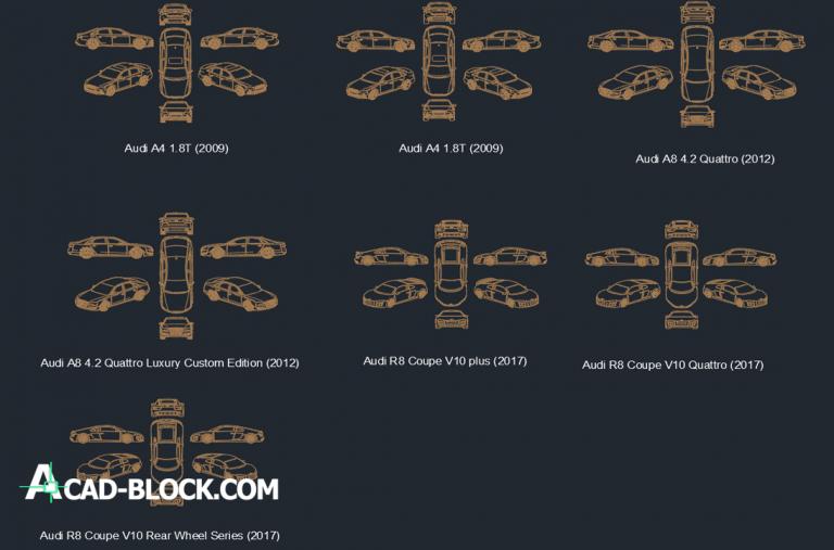 Car CAD block (Transport) DWG - Free CAD Blocks. 2D cad.