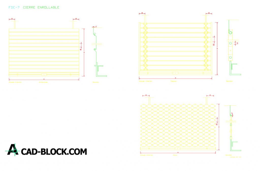CAD Gate details DWG Download free in Autocad DWG Gate details
